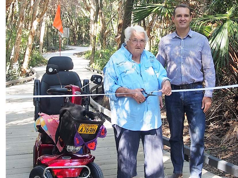 Dot opens new coastal pathway to some of her favourite places ...