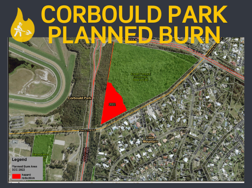 Planned burn Edward Corbould Environment Reserve East, Corbould Park