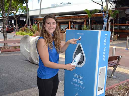 Free water refill station to help community get Back To Tap | Sunshine ...