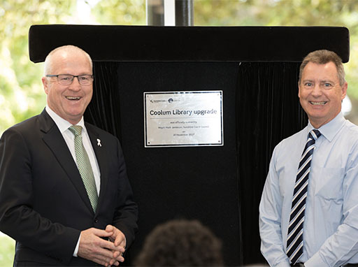 Coolum Library Upgrade delivered in 50th Anniversary of the Naming of ...