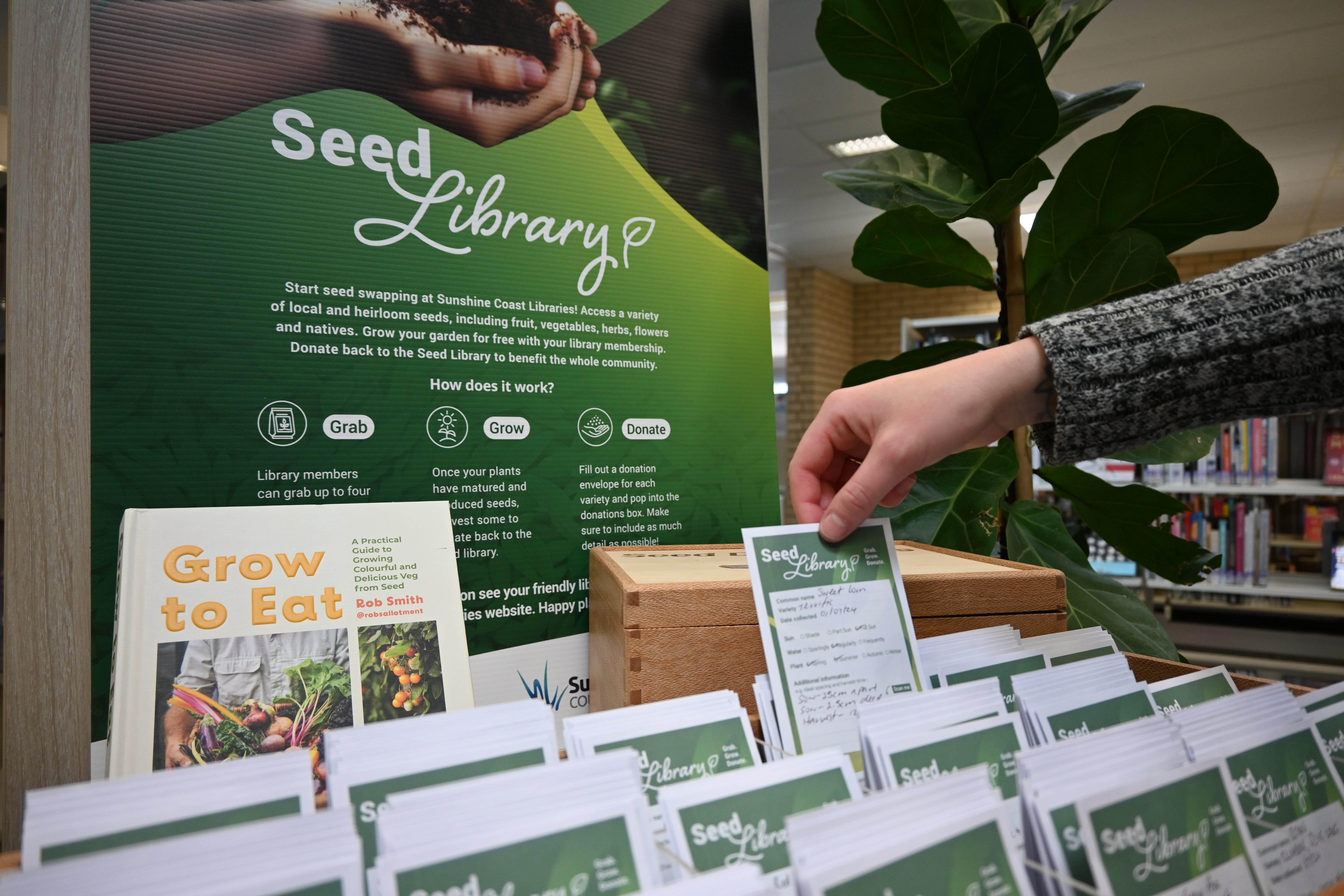 Growing well, Seed Library blooms region-wide | Sunshine Coast Council