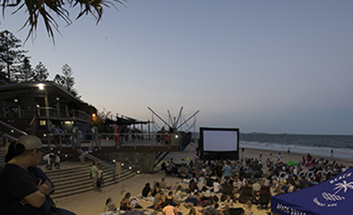 Mooloolaba movies under the stars, back for the summer!