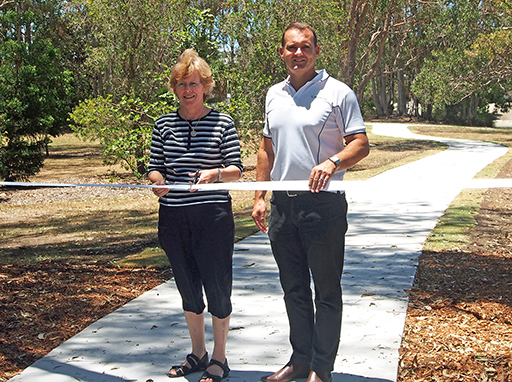 Footpath, Aroona Park | Sunshine Coast Council