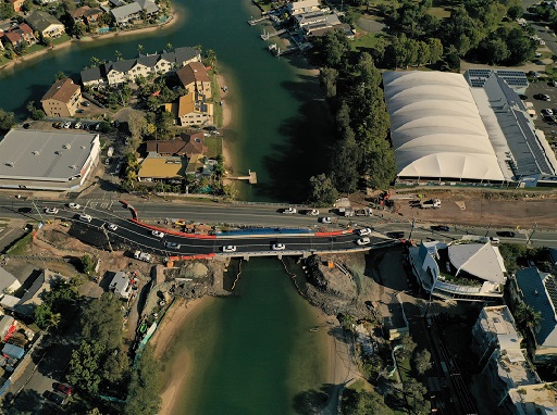 Mooloolaba’s new Mayes Canal Bridge reaches major milestone | Sunshine ...