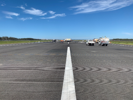 Sunshine Coast runway grooving shape a first for Queensland | Sunshine ...